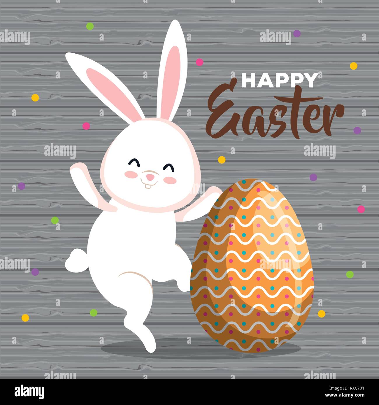 Rabbit figures Stock Vector Images - Alamy