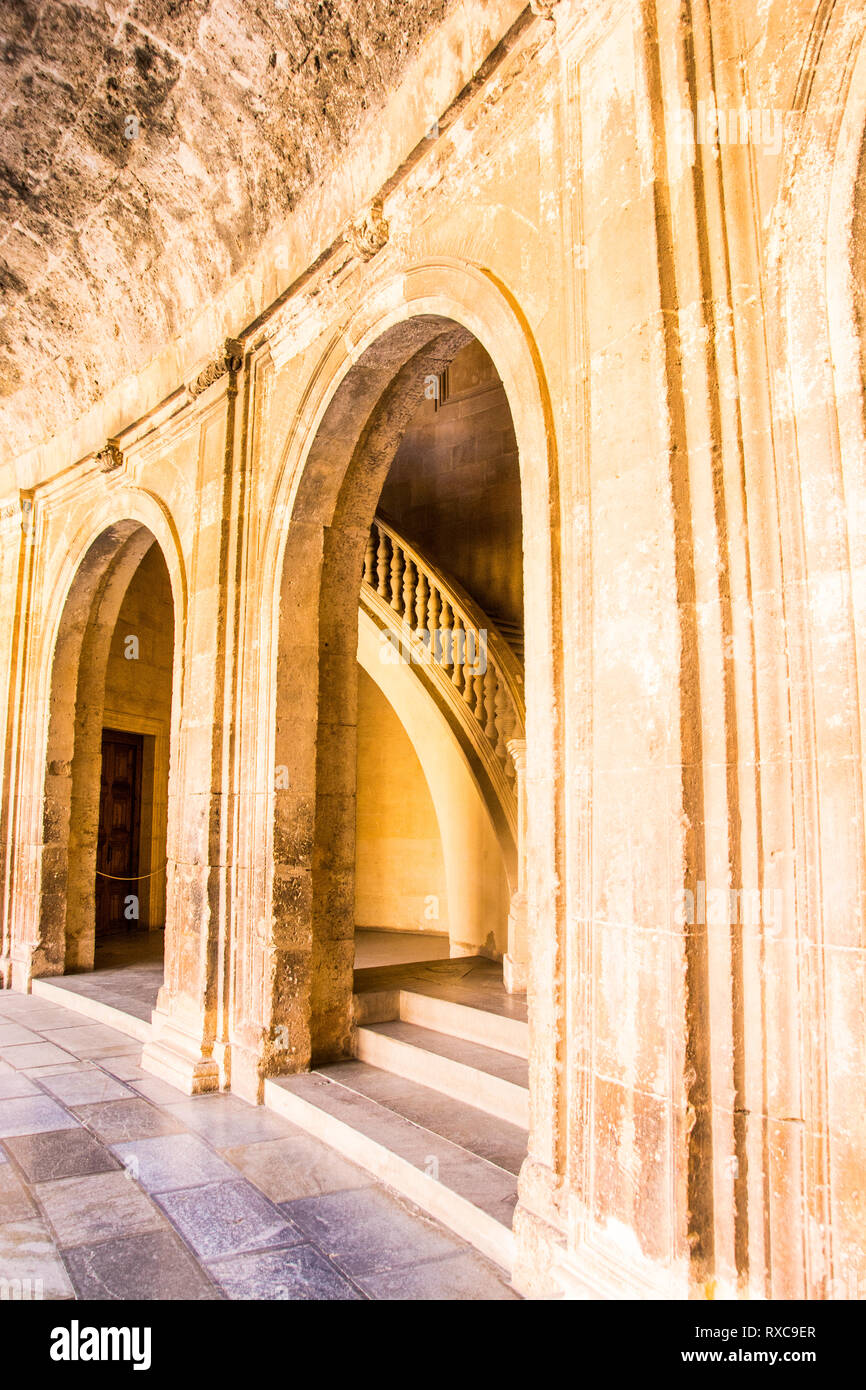 Alhambra royal palace and fort complex hi-res stock photography and ...