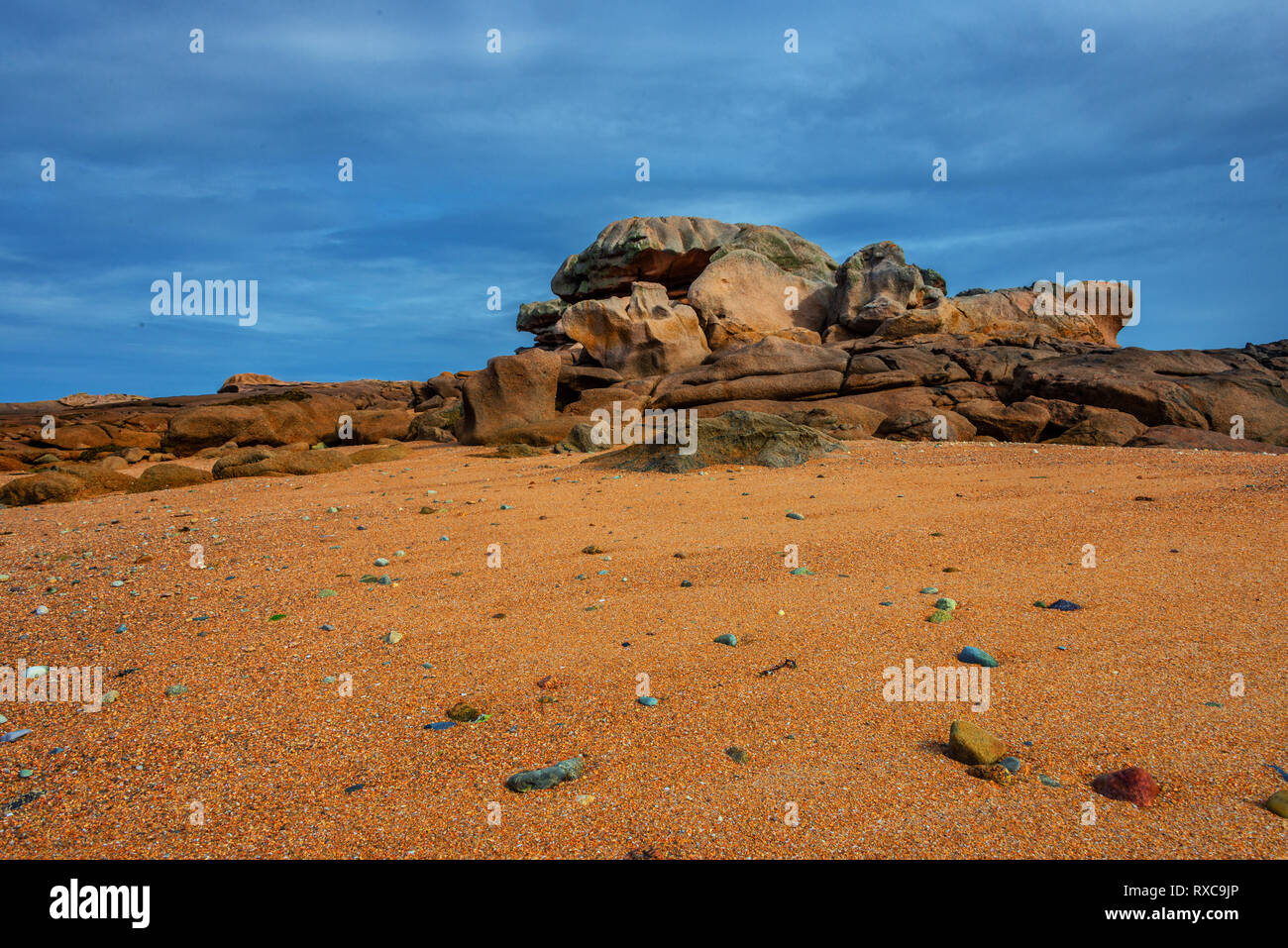 Amazing Rock Formations on the Cote Granit Rose in Brittany, France ...