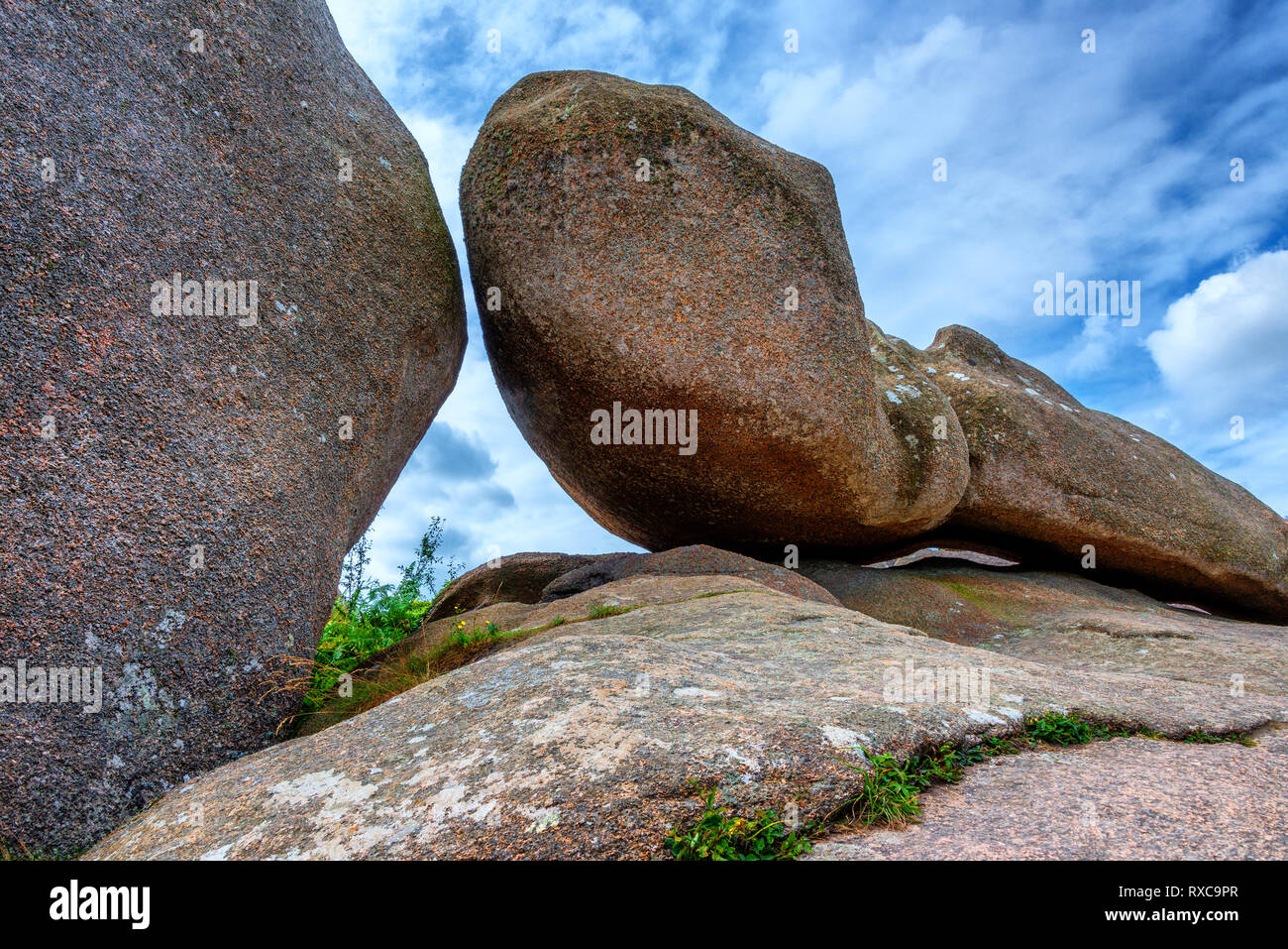 Amazing Rock Formations on the Cote Granit Rose in Brittany, France ...