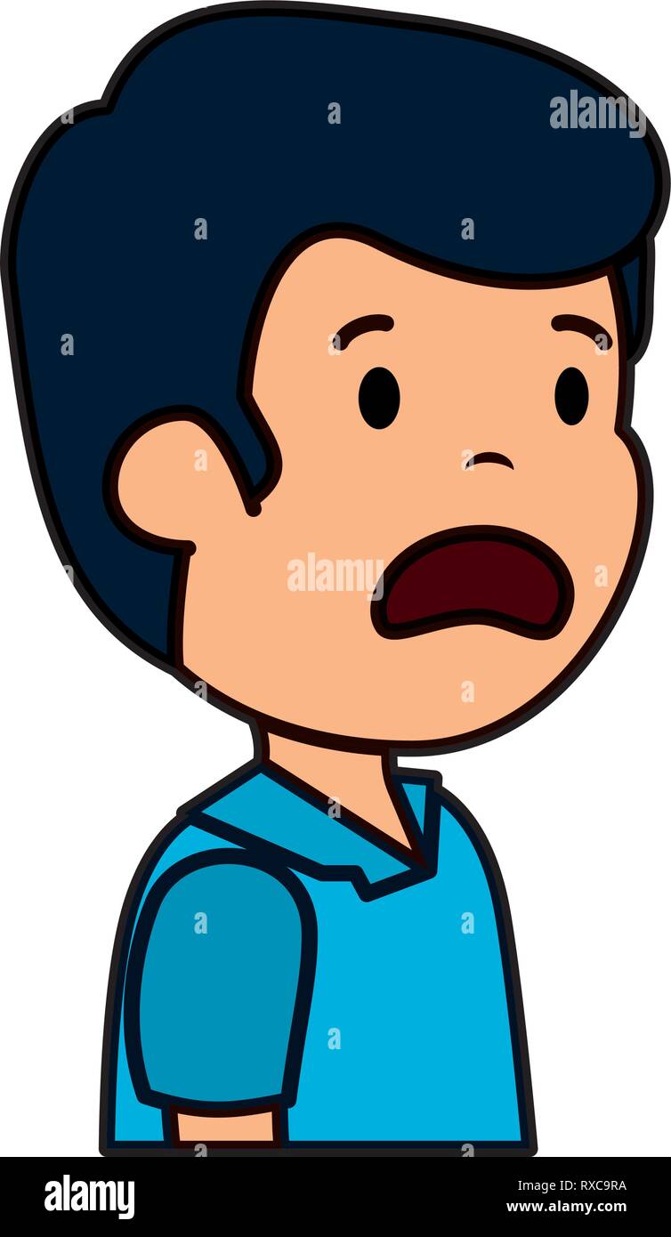 young sad man character Stock Vector Image & Art - Alamy