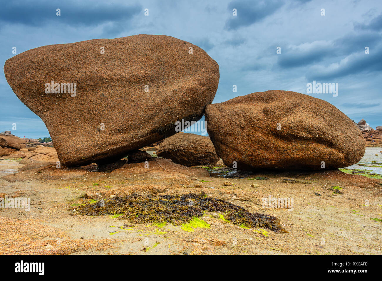 Amazing Rock Formations on the Cote Granit Rose in Brittany, France ...