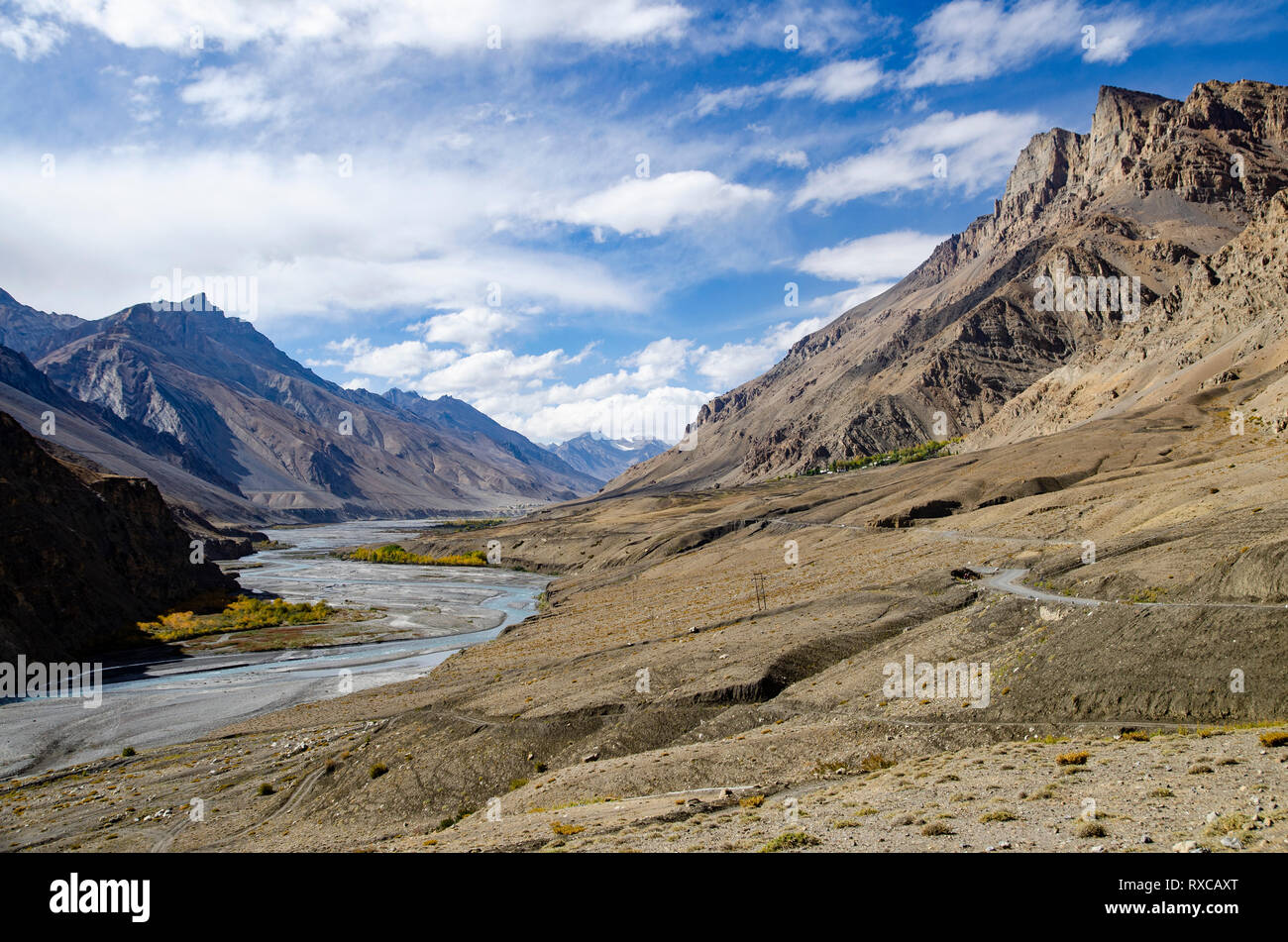 Spiti valley close to Kaza Stock Photo - Alamy