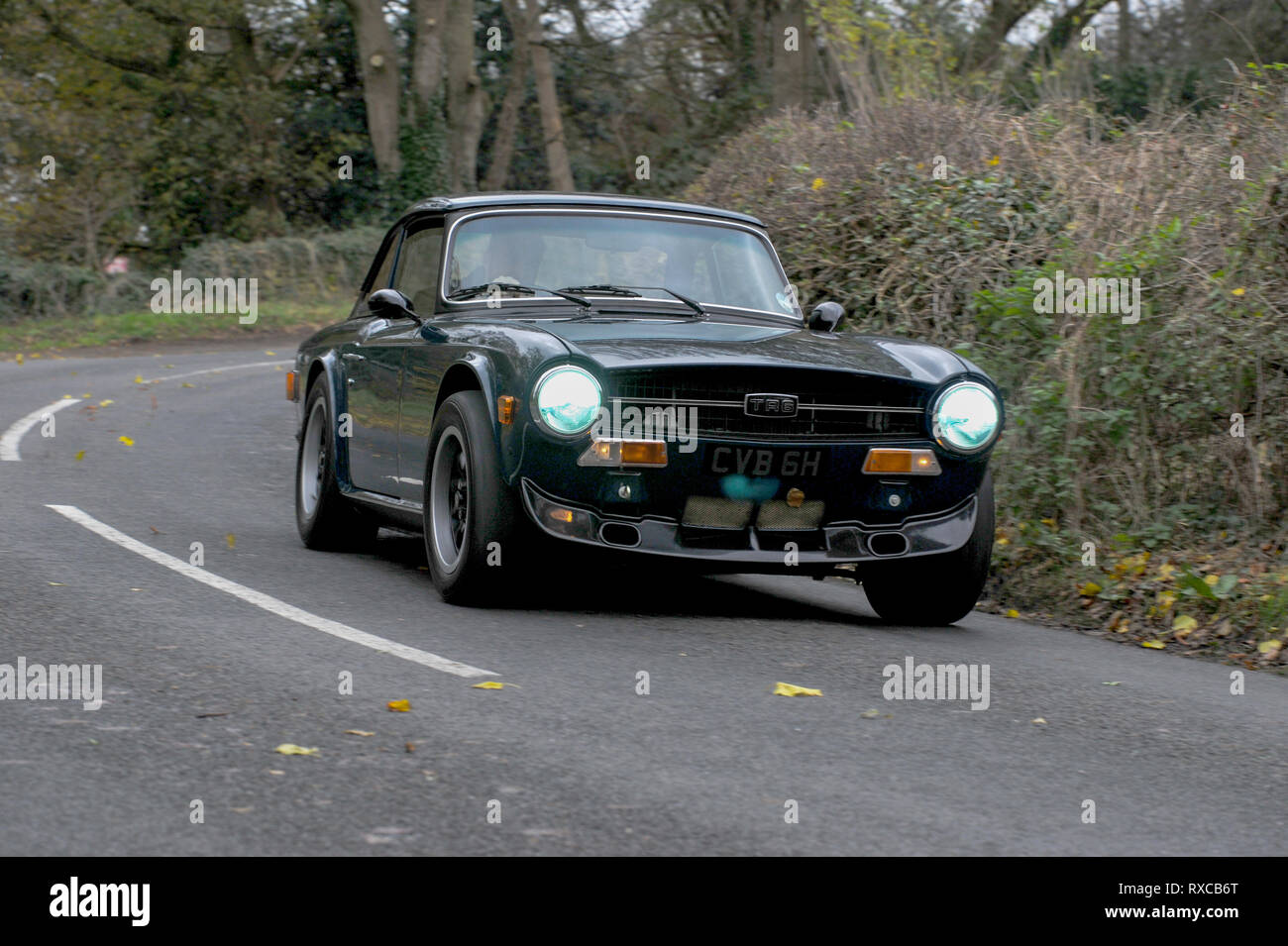 1970 Triumph TR6 classic British sports car Stock Photo - Alamy
