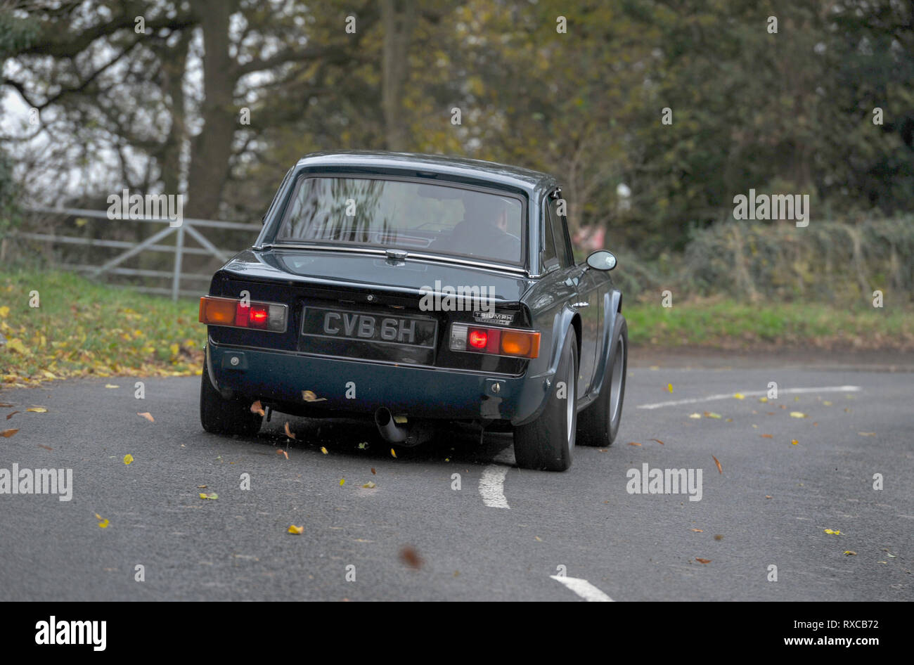 1970 Triumph TR6 classic British sports car Stock Photo - Alamy