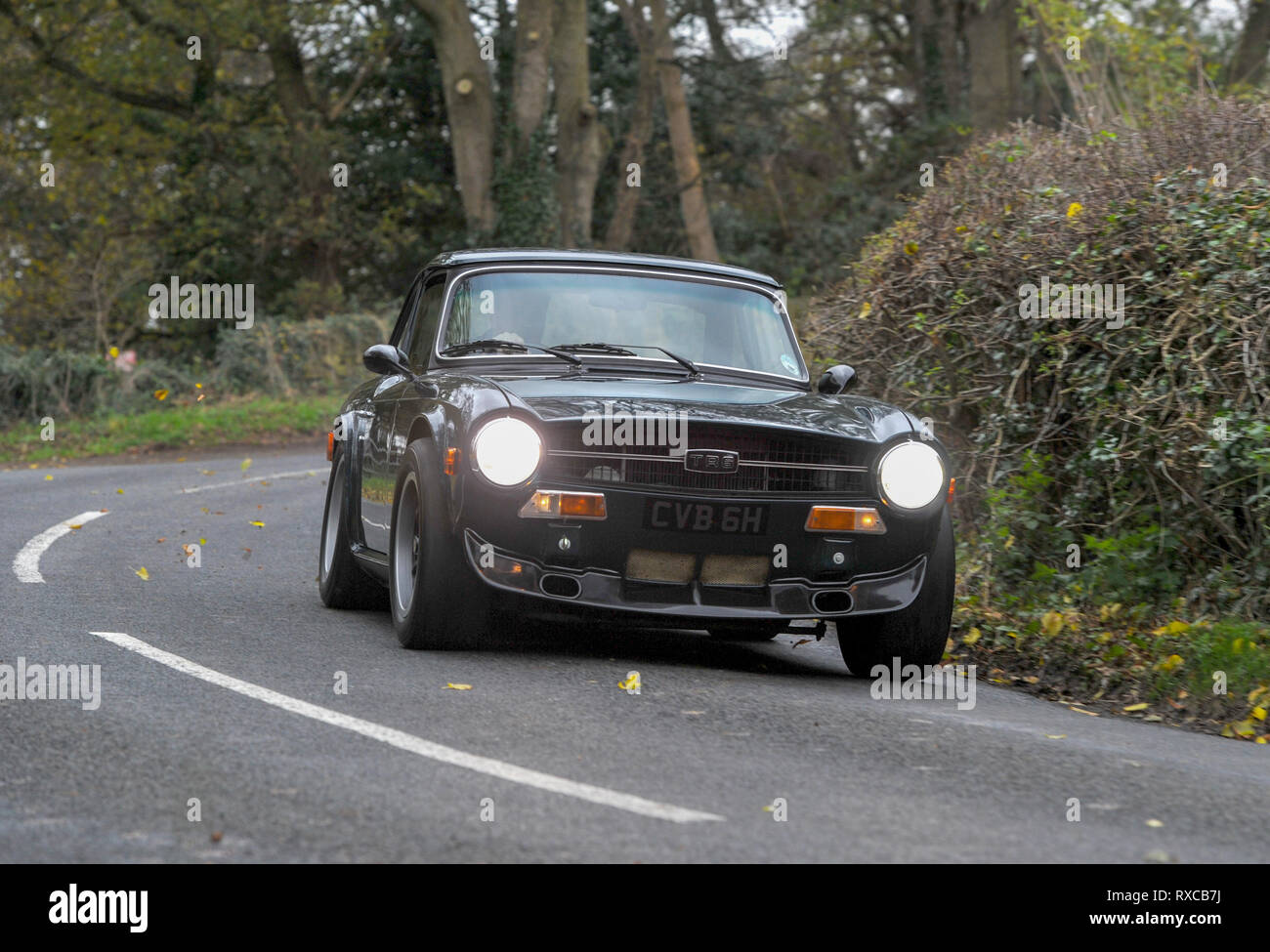 1970 Triumph TR6 classic British sports car Stock Photo - Alamy