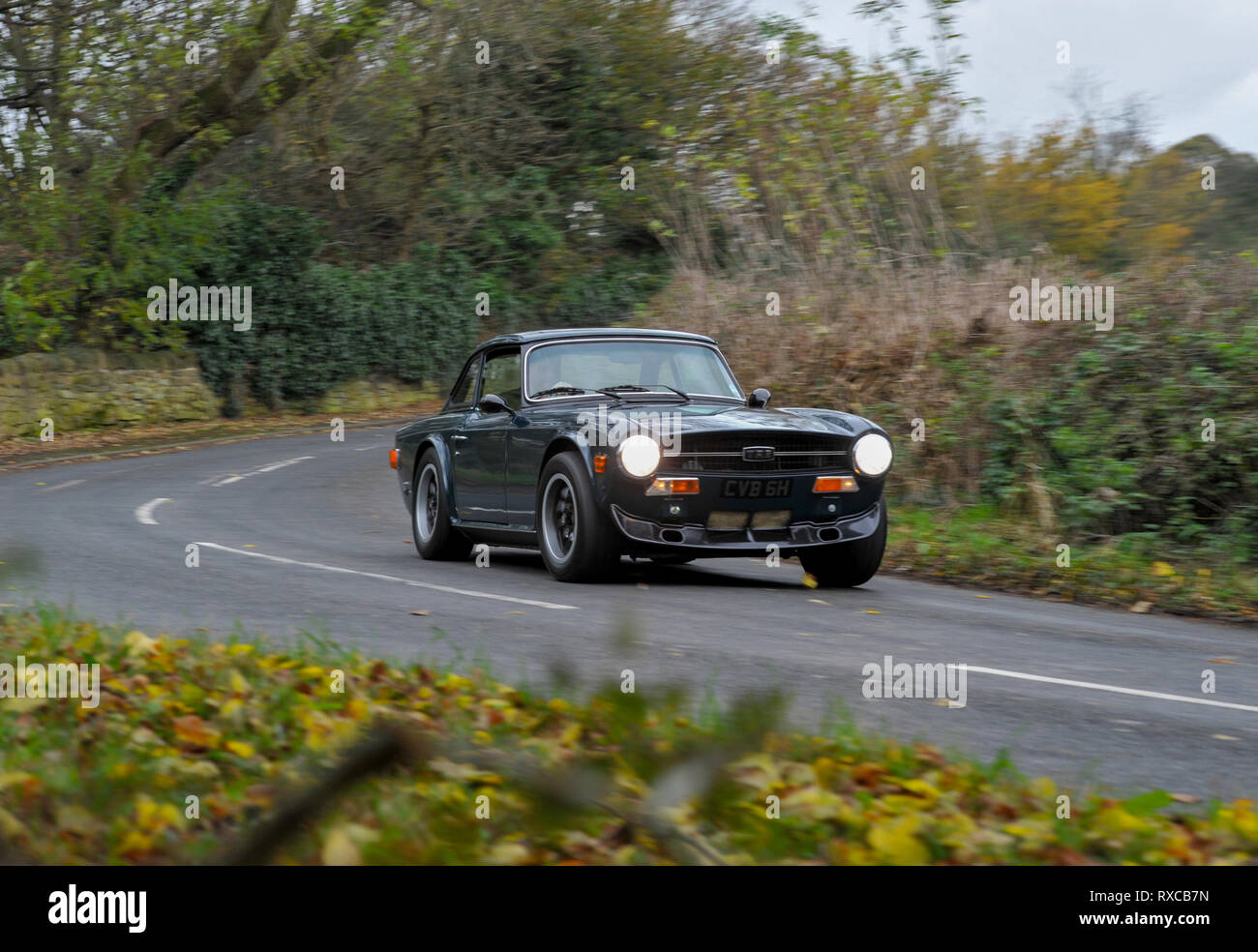 1970 Triumph TR6 classic British sports car Stock Photo - Alamy