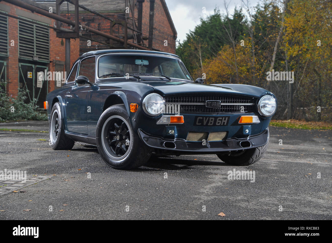 1970 Triumph TR6 classic British sports car Stock Photo - Alamy