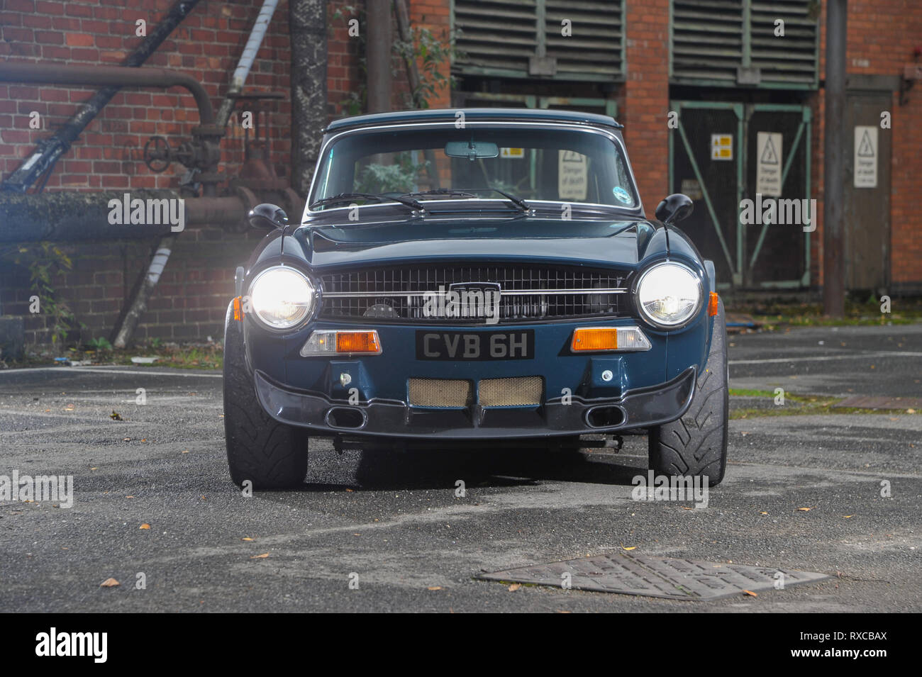1970 Triumph TR6 classic British sports car Stock Photo - Alamy