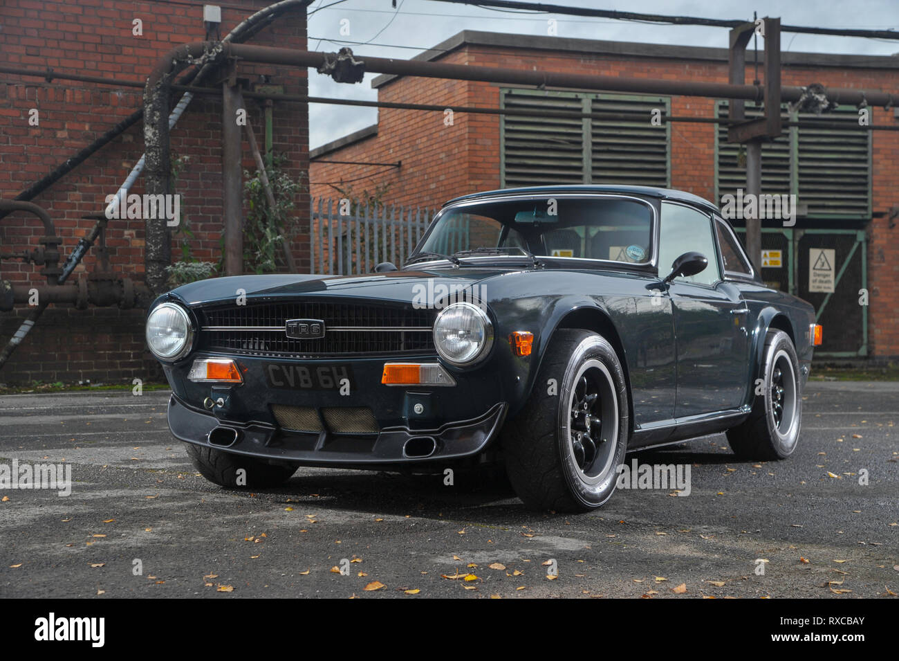 1970 Triumph TR6 classic British sports car Stock Photo - Alamy