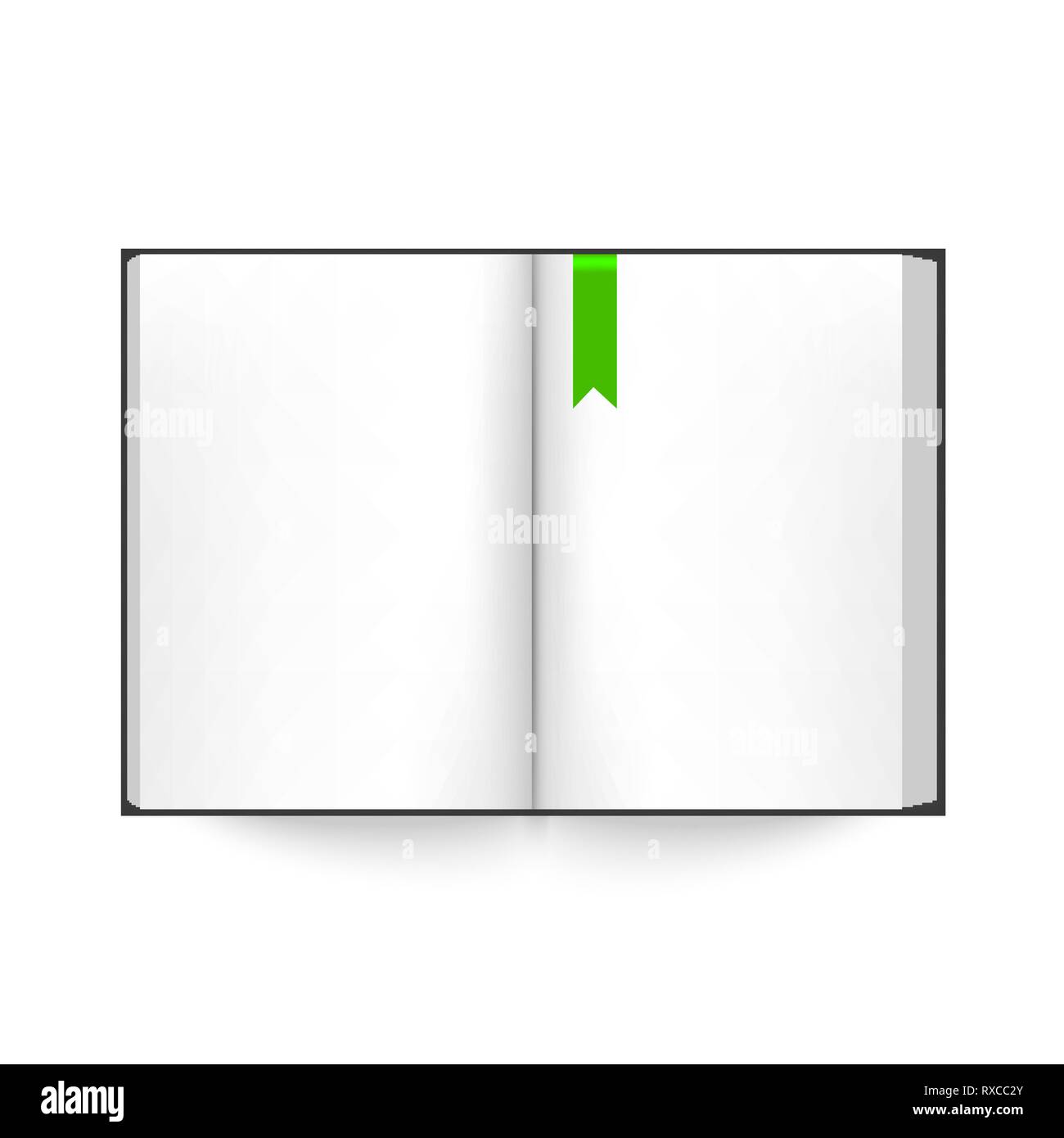 White book mockup pages Stock Vector Images - Alamy