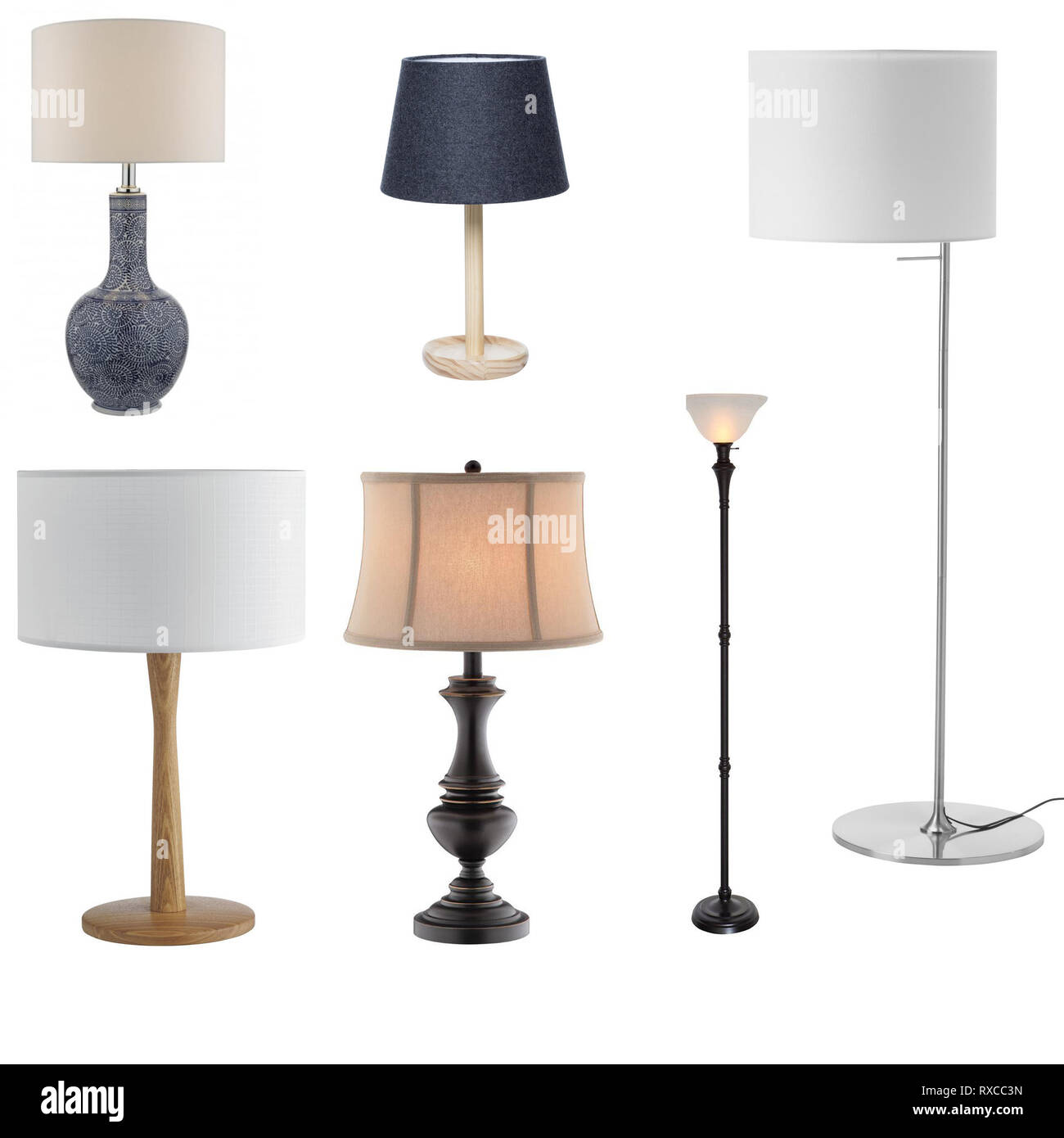 a set ol vintage led lamp Edison Stock Photo - Alamy