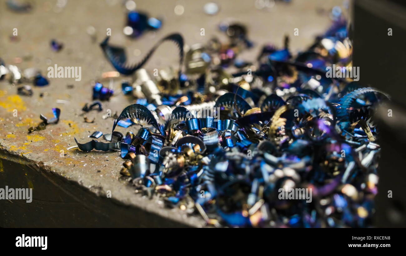Metalshavings hi-res stock photography and images - Alamy