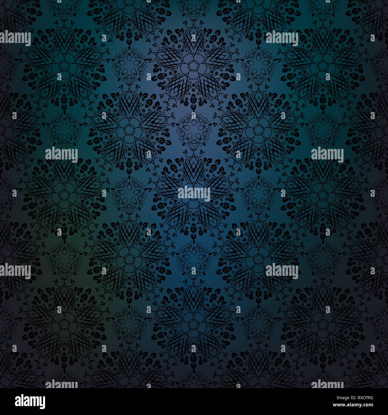 Lace fabric blue Stock Vector Images - Alamy