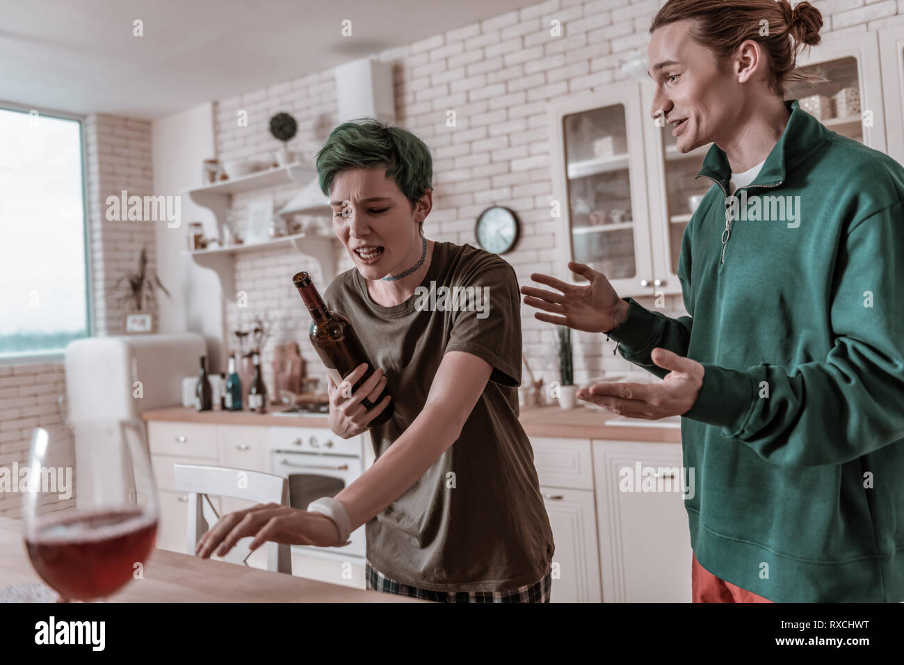 Hysterical hi-res stock photography and images - Alamy