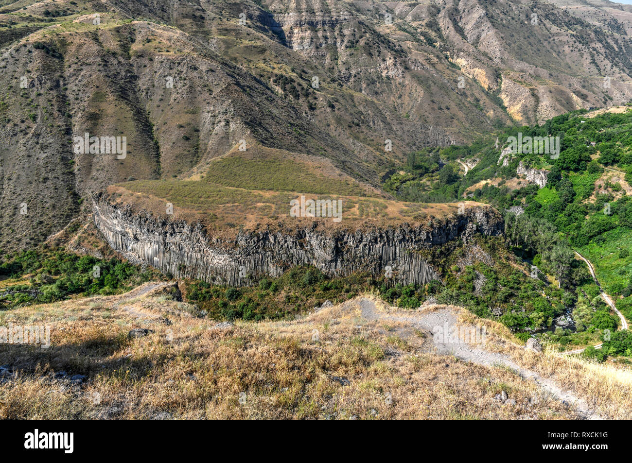 Unique geological wonder Symphony of the Stones near Garni, Armenia ...