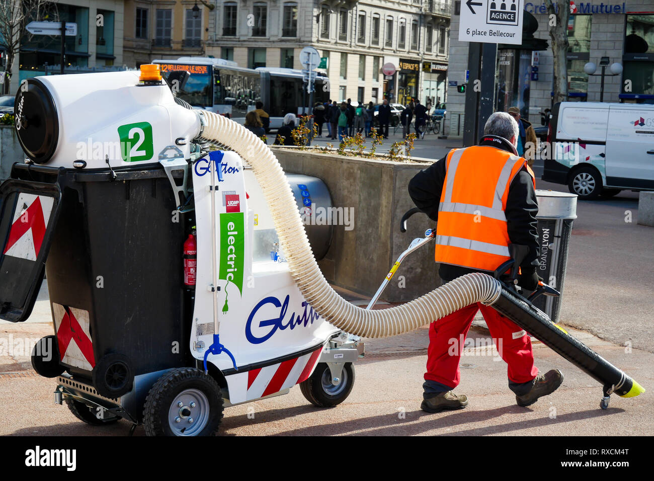 Glutton electric street cleaner hi-res stock photography and images - Alamy