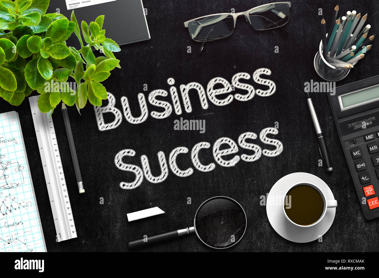 Business success concept 3d hi-res stock photography and images - Alamy