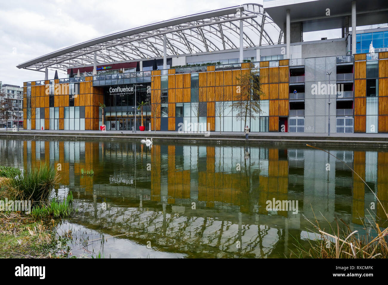 Confluence district, Lyon, France Stock Photo - Alamy