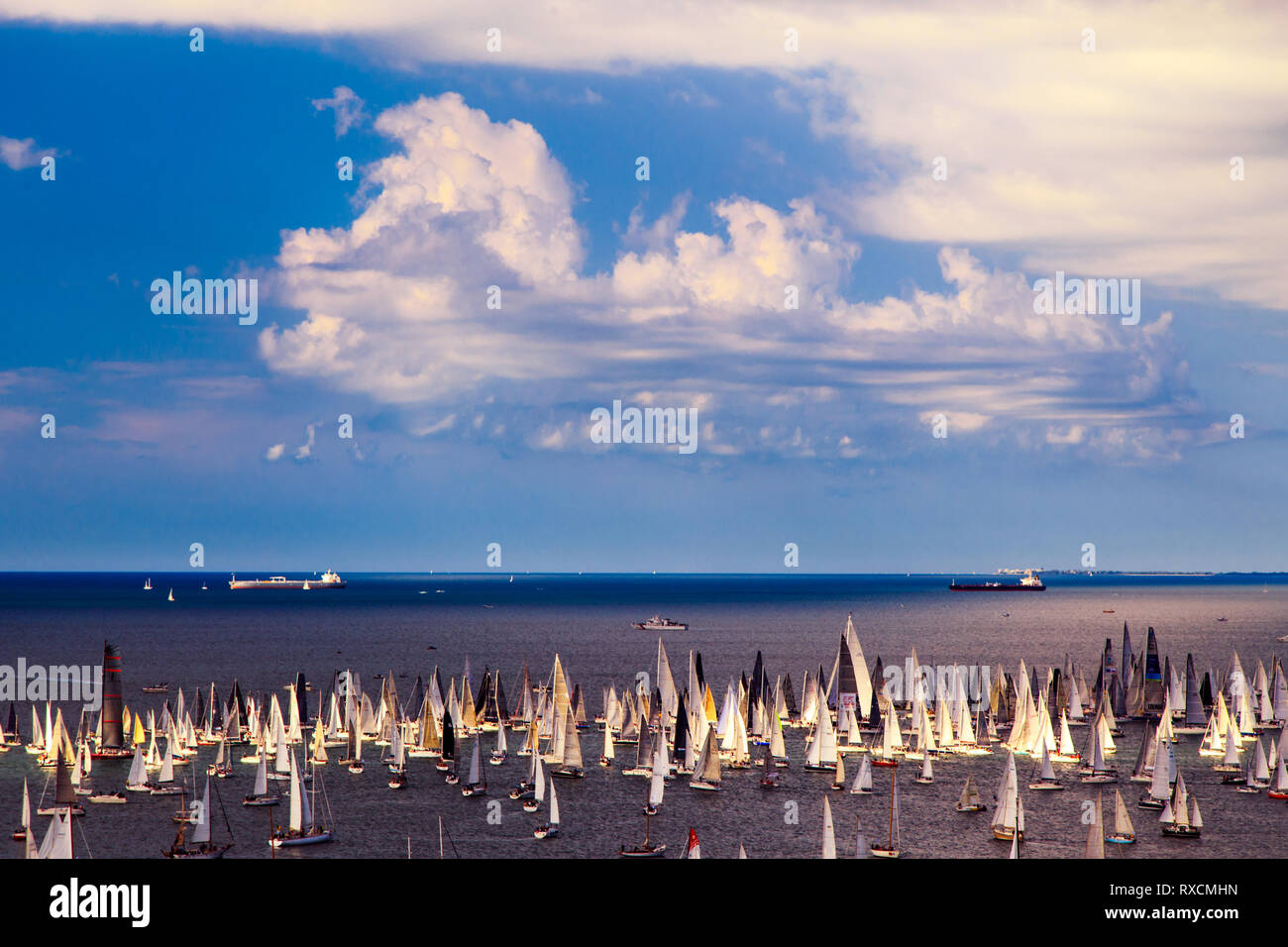 one of the biggest regatta in the world with more than 2100 boats: the ...