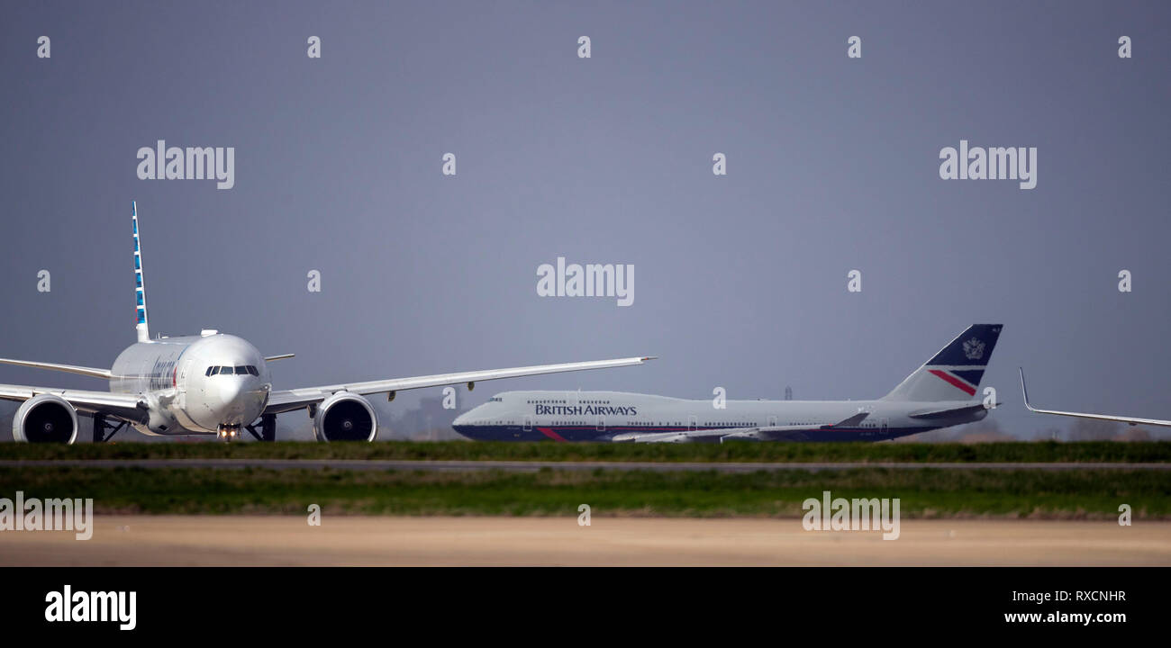 A Boeing 747 in British Airways Landor livery, part of British Airways ...