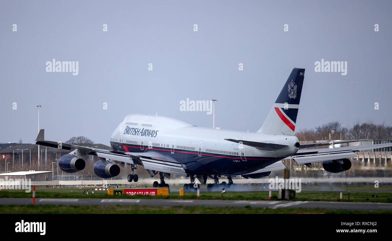 A Boeing 747 in British Airways Landor livery, part of British Airways ...