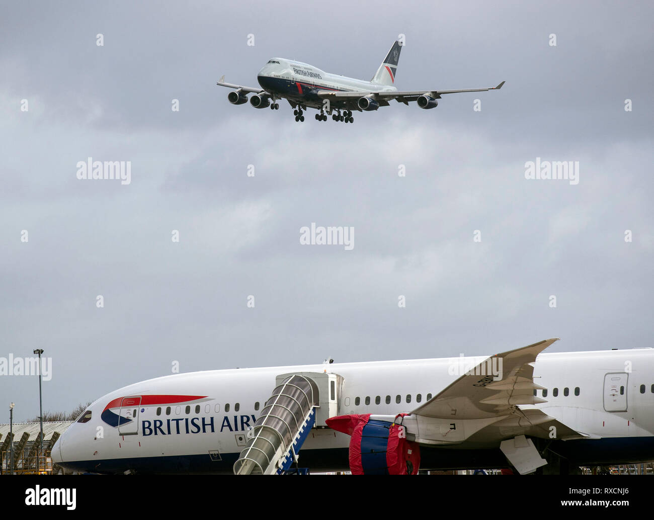 A Boeing 747 in British Airways Landor livery, part of British Airways ...