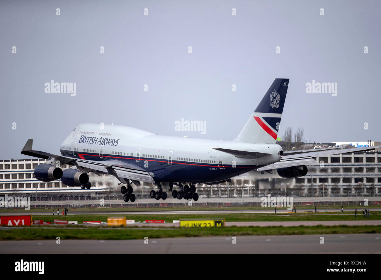 A Boeing 747 in British Airways Landor livery, part of British Airways ...