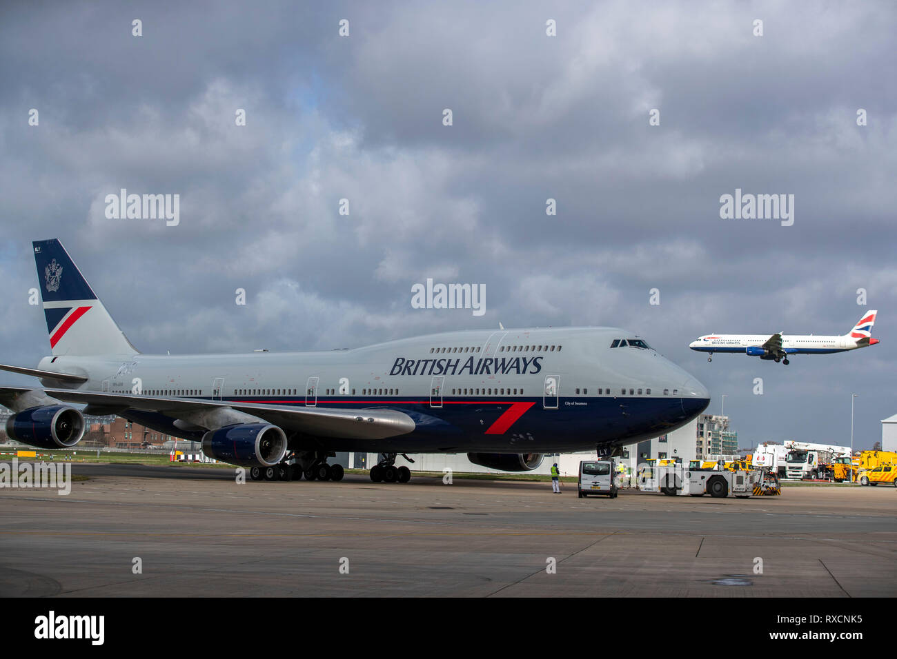 A Boeing 747 in British Airways Landor livery, part of British Airways ...