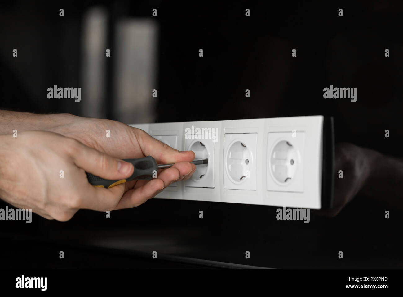 House With Electric Cable High Resolution Stock Photography and Images ...