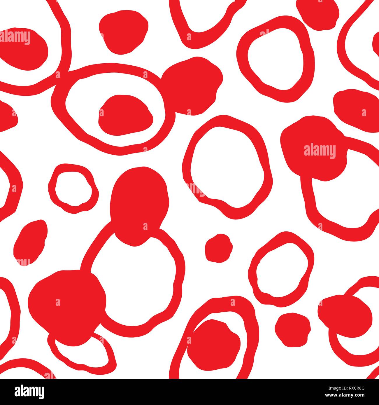 Red dotted line wallpaper Stock Vector Images - Alamy