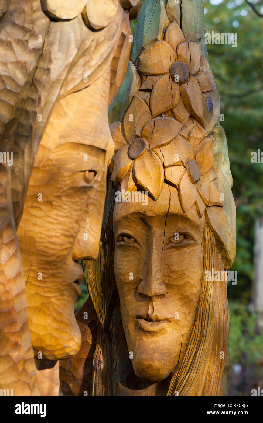 Fairy-like figures from primaeval Slawic tales Stock Photo - Alamy