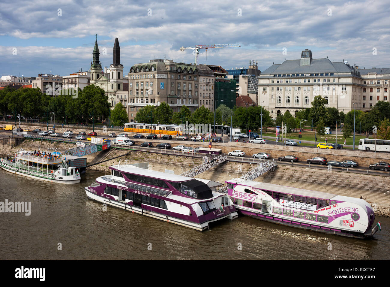 Danube river tour boat hi-res stock photography and images - Alamy