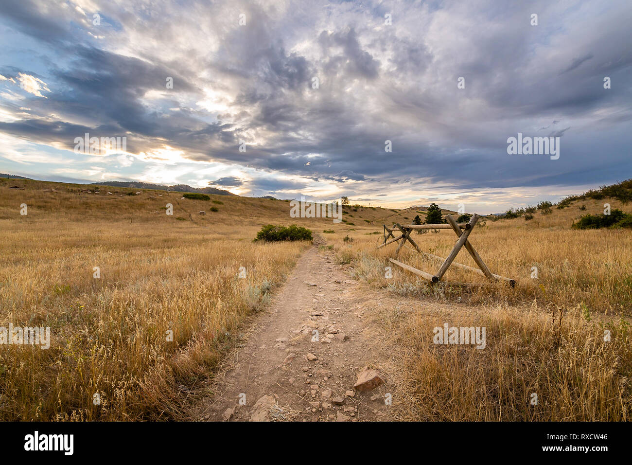 Horsetooth Reservoir at Dusk Stock Photo - Alamy