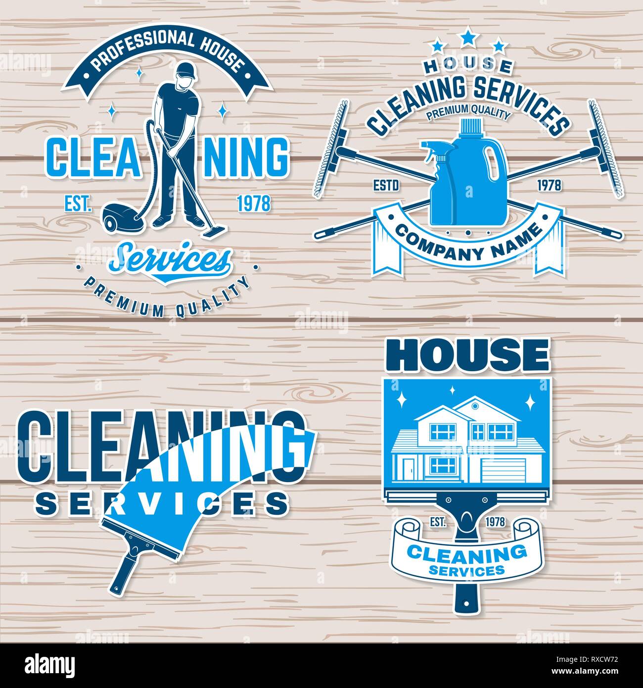 Vintage laundry company Stock Vector Images - Alamy