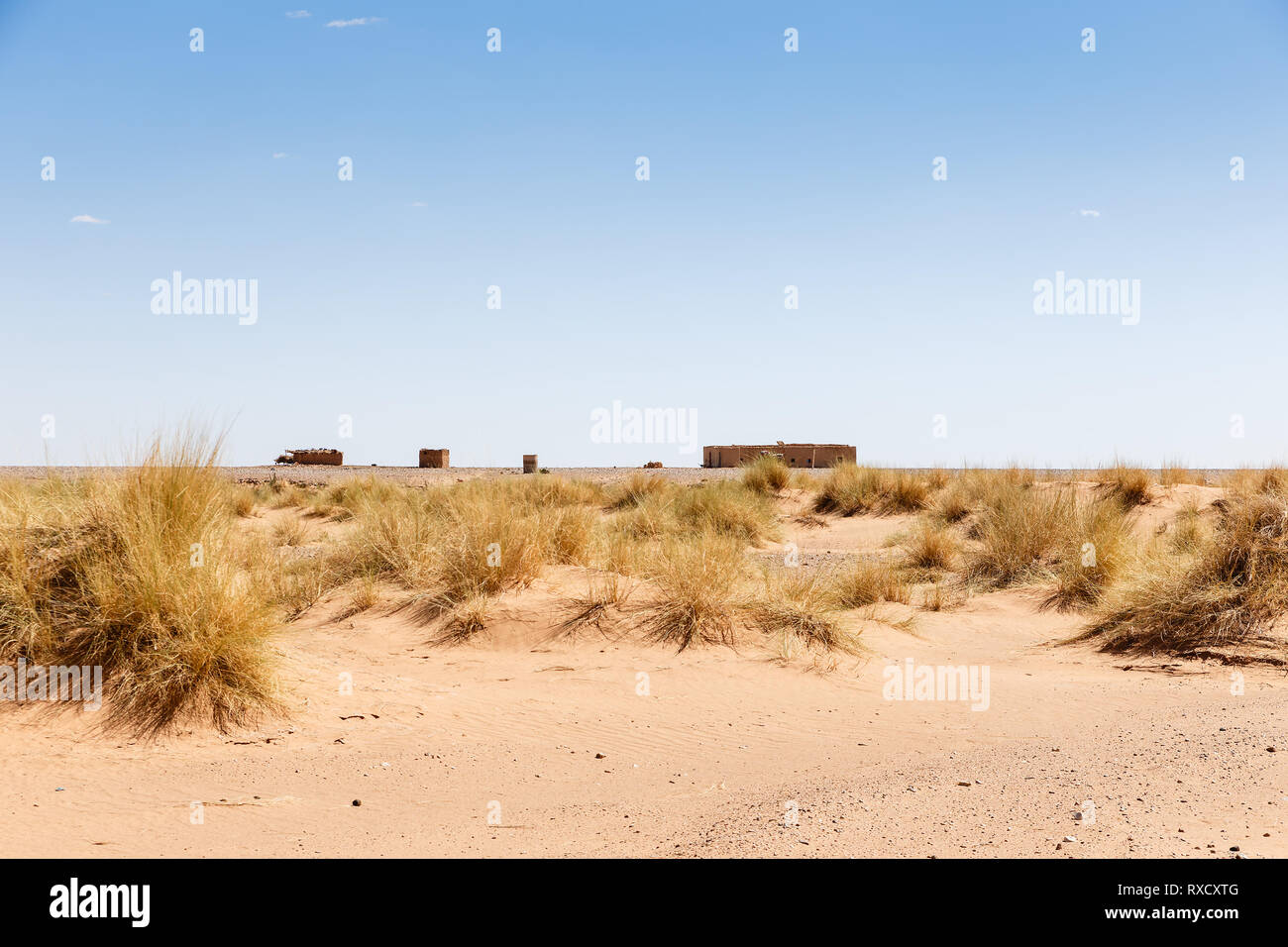 Berber house in the Sahara desert Morocco Stock Photo - Alamy