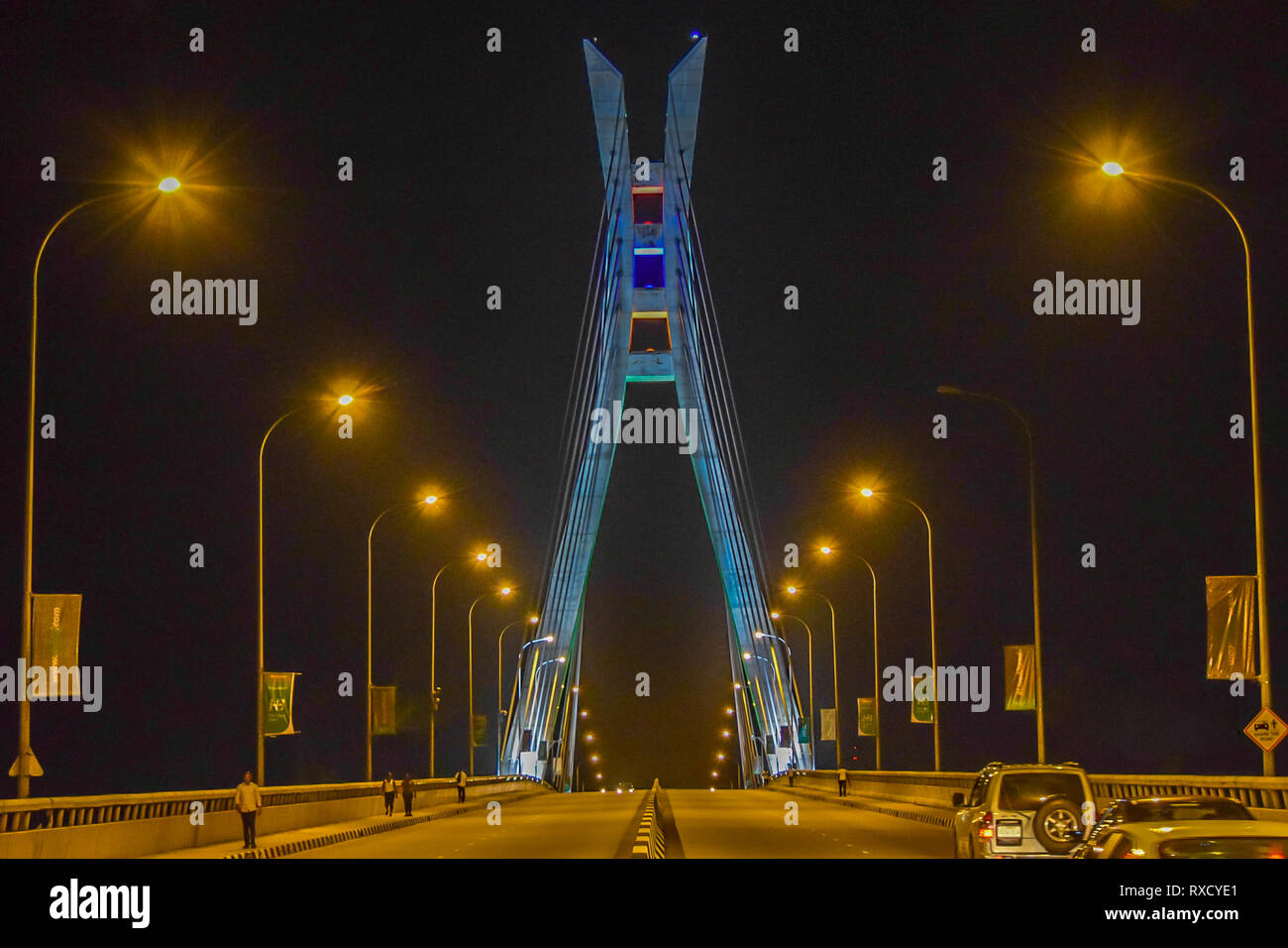 Ikoyi Lekki Link Bridge Lagos, Nigeria Stock Photo - Alamy