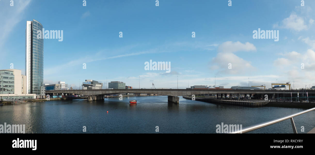 Belfast harbour bridge hi-res stock photography and images - Alamy
