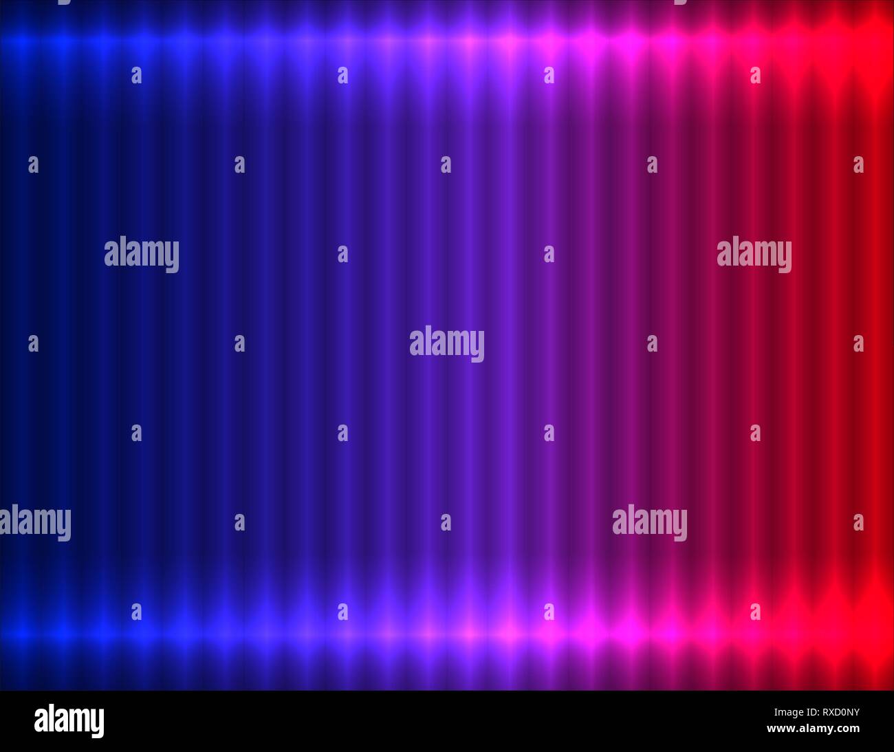 Blue, violet and red gradient ribbed linear background, neon effect ...