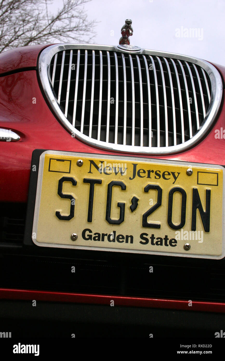 New jersey license plate hi-res stock photography and images - Alamy
