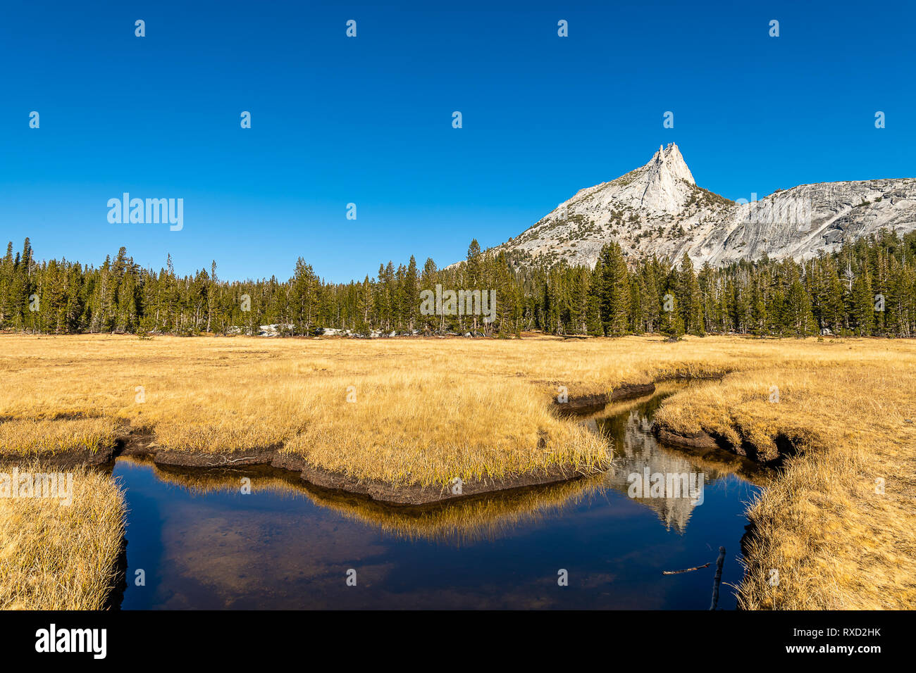 Cathedral Lakes Trail in Yosemite Stock Photo - Alamy