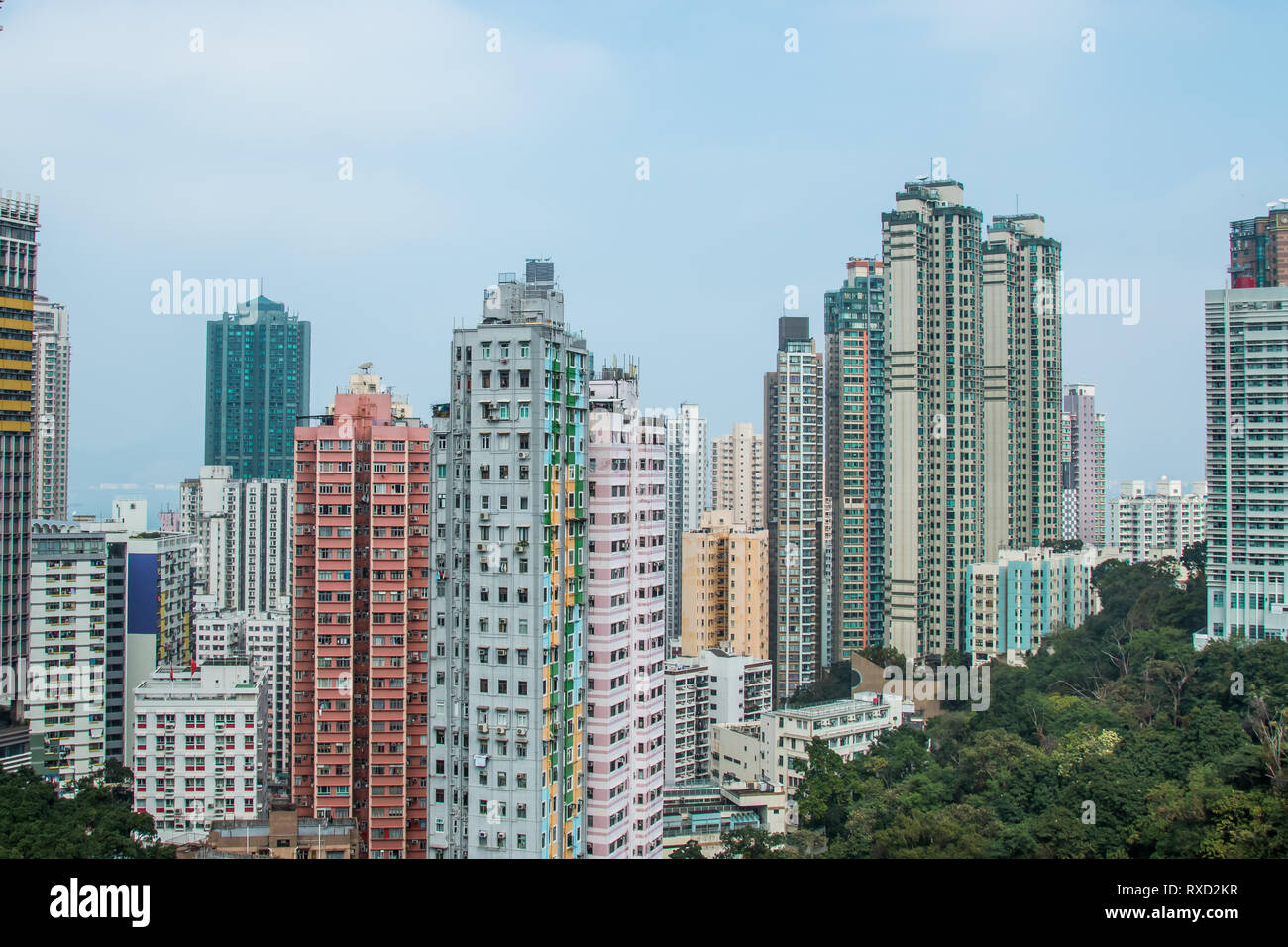 Densely crowded buildings hi-res stock photography and images - Alamy