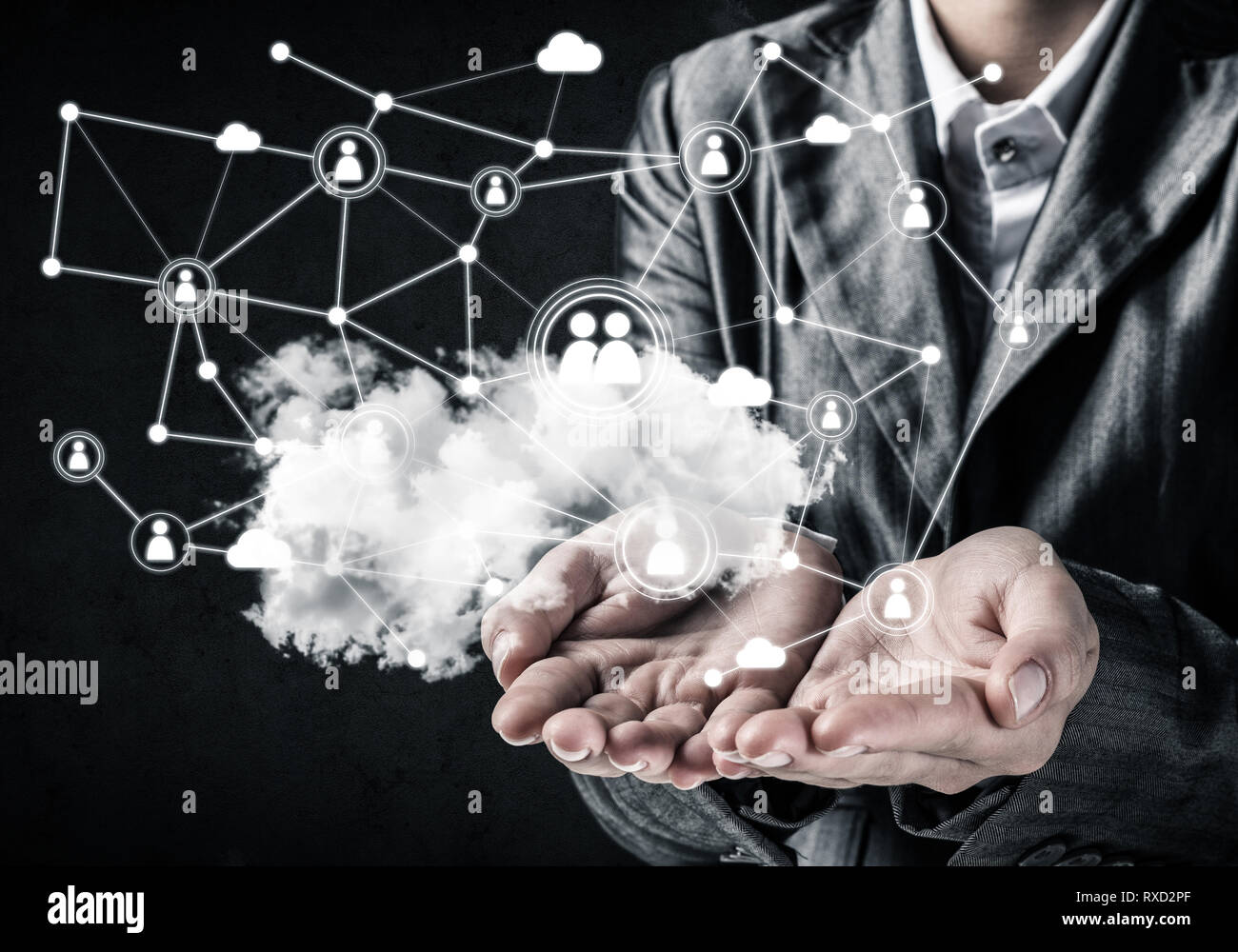 Social connection and networking concepts Stock Photo - Alamy