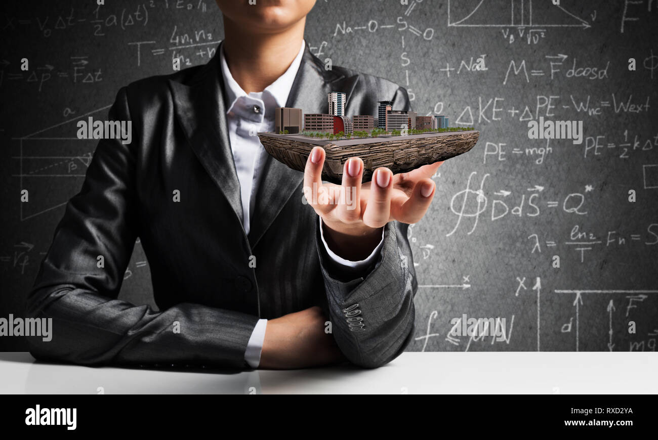 Concept of modern urban development Stock Photo - Alamy