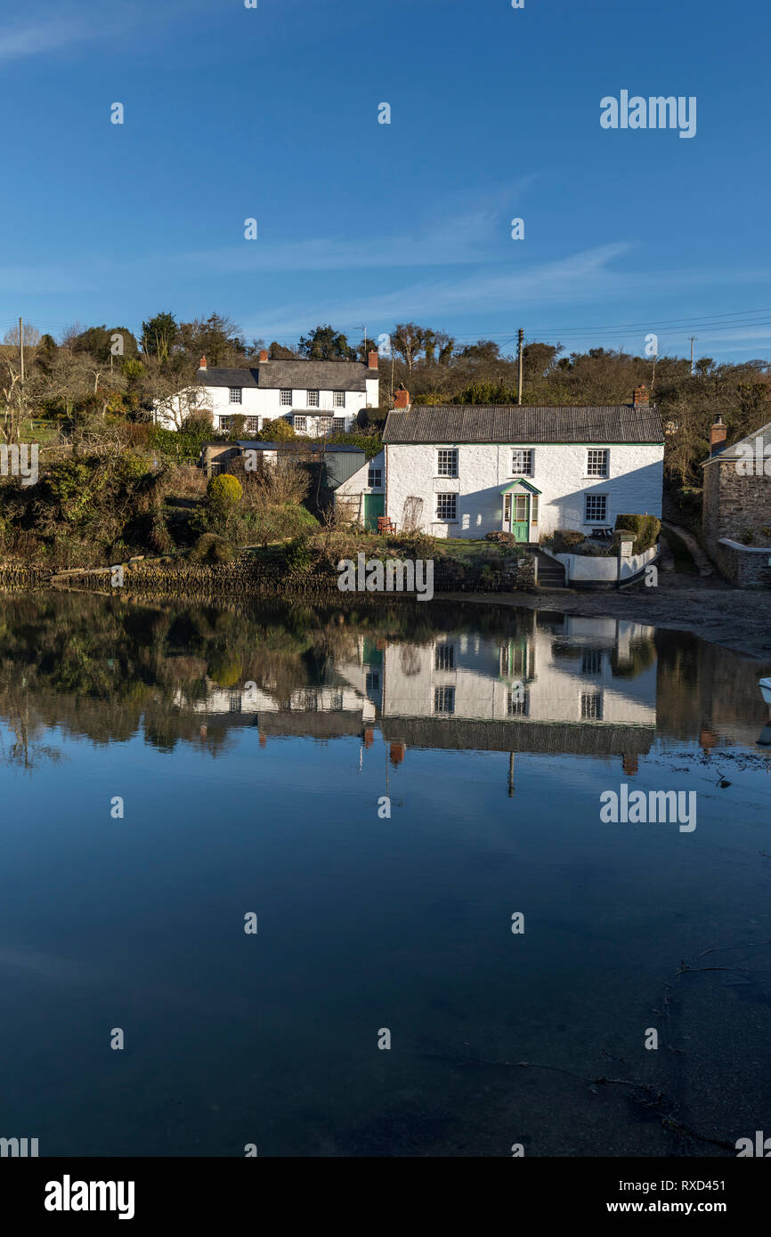 Coombe; River Fal; Cornwall; UK Stock Photo - Alamy