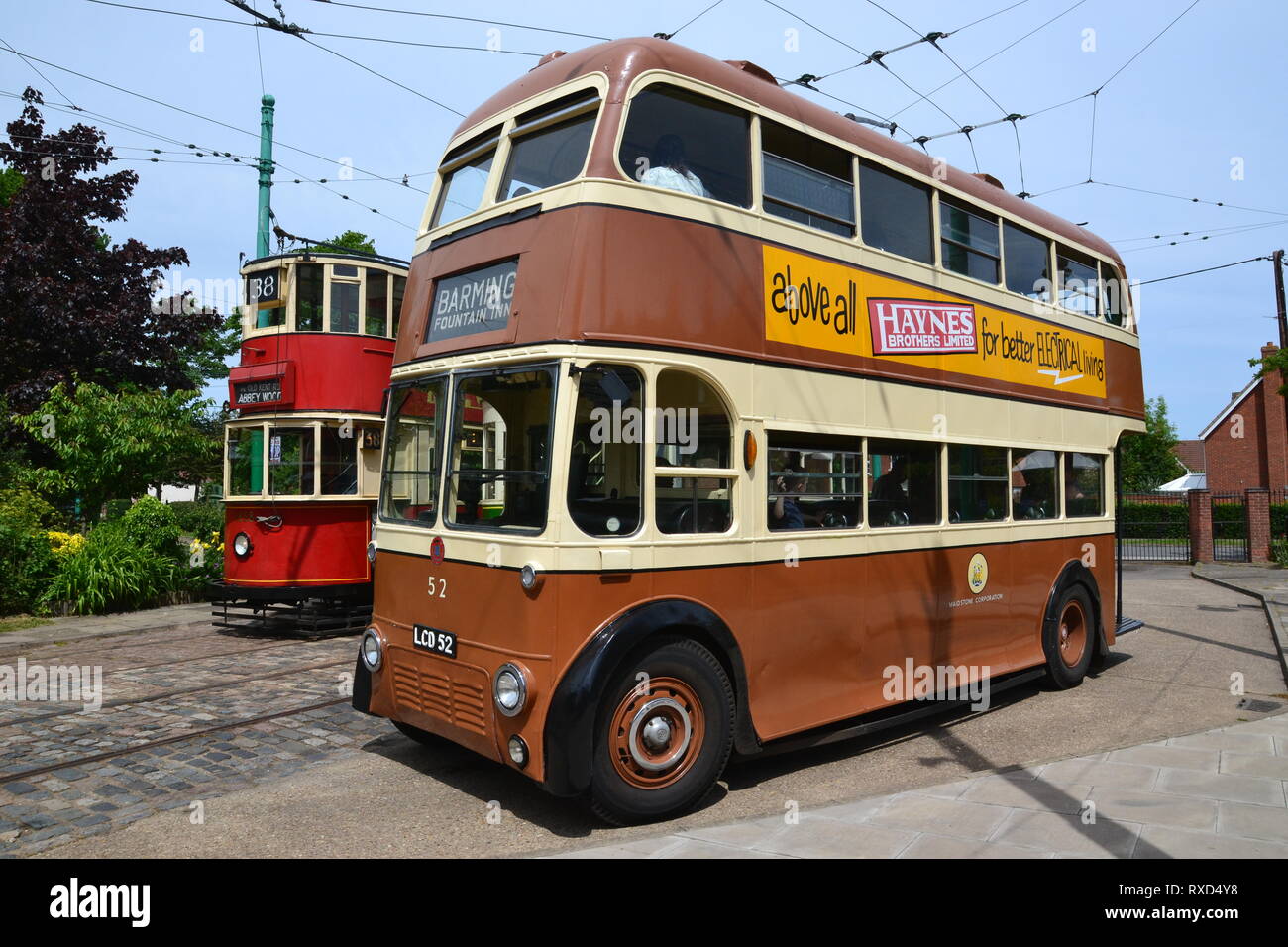 Trams trolley bus hi-res stock photography and images - Alamy