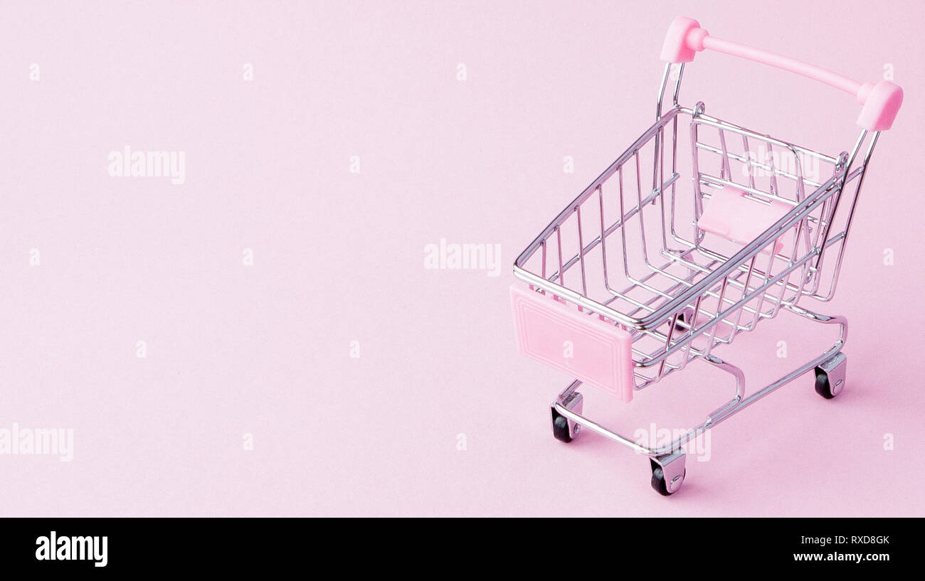 Small supermarket grocery push cart for shopping toy with wheels and ...