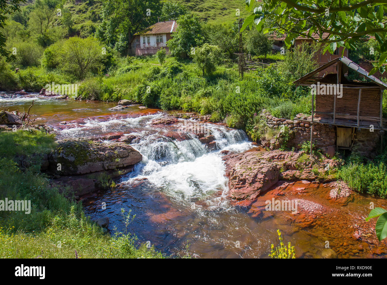 Old house in Topli Do village, Serbia Stock Photo - Alamy