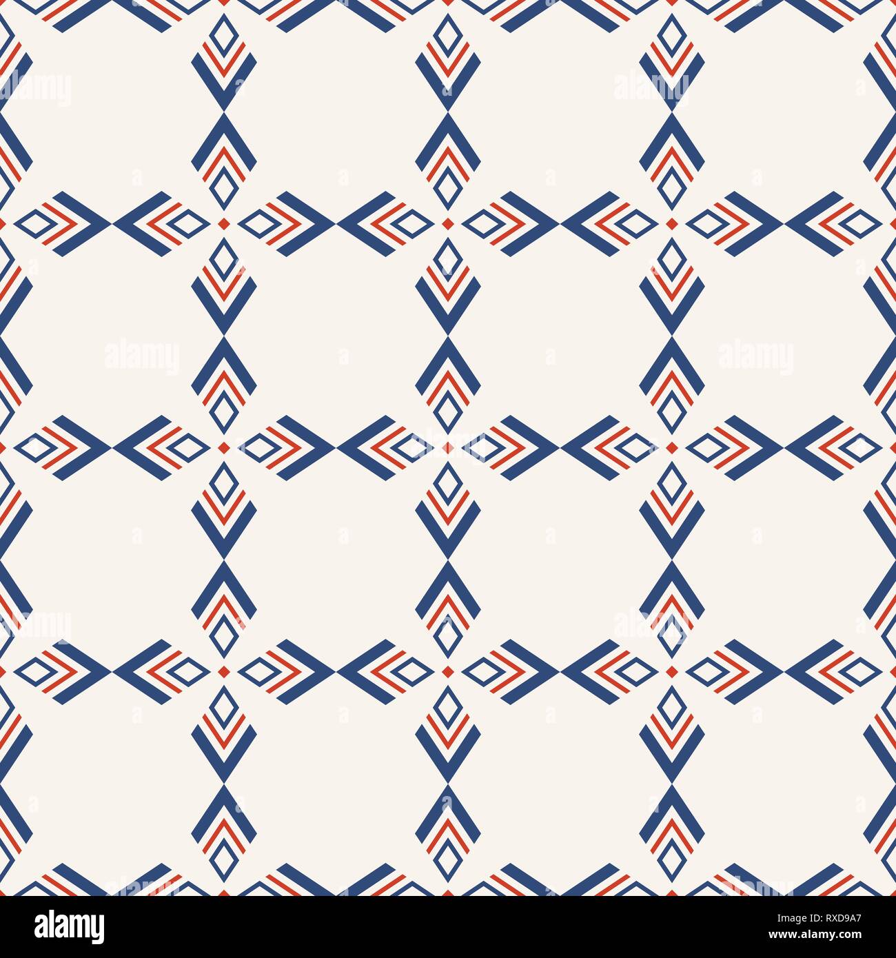 Abstract geometric seamless pattern. Regularly repeating geometric ornament. Flat design. Modern ...