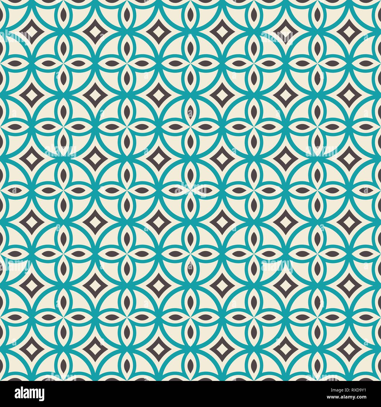 Abstract seamless pattern. Regularly repeating geometric ornament. Modern stylish texture ...